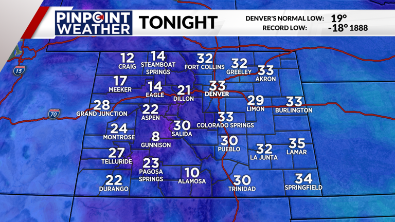 Denver weather: Slightly cooler Wednesday
