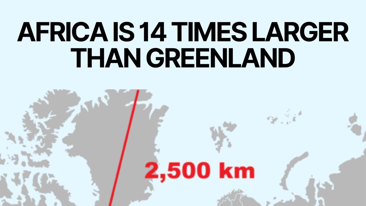 Africa vs Greenland: The continent is really 14 times bigger than you think