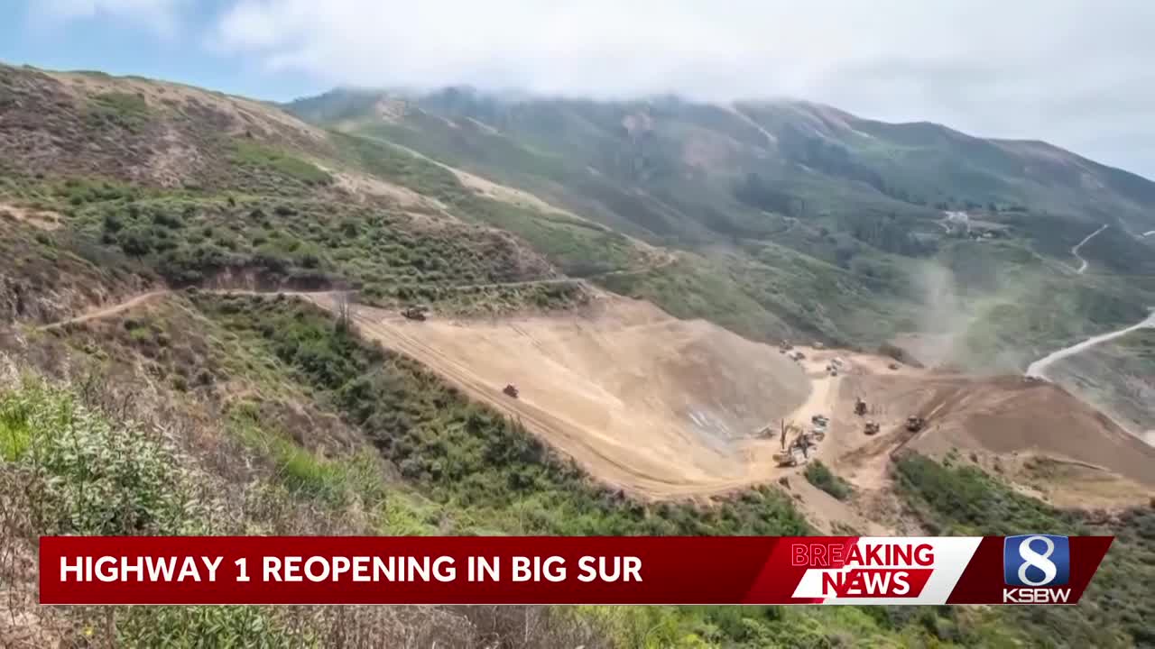 Highway 1 to fully reopen through Big Sur after three-year closure