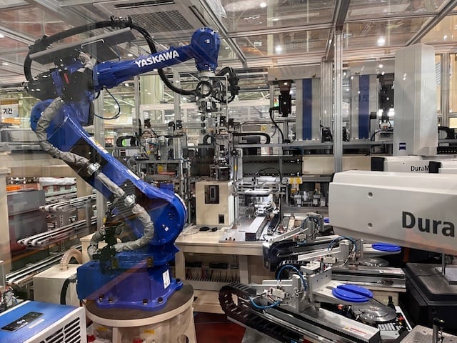 POSCO Group deploys robots in electric vehicle core production