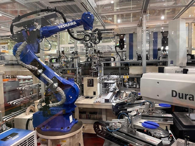 POSCO Group deploys robots in electric vehicle core production