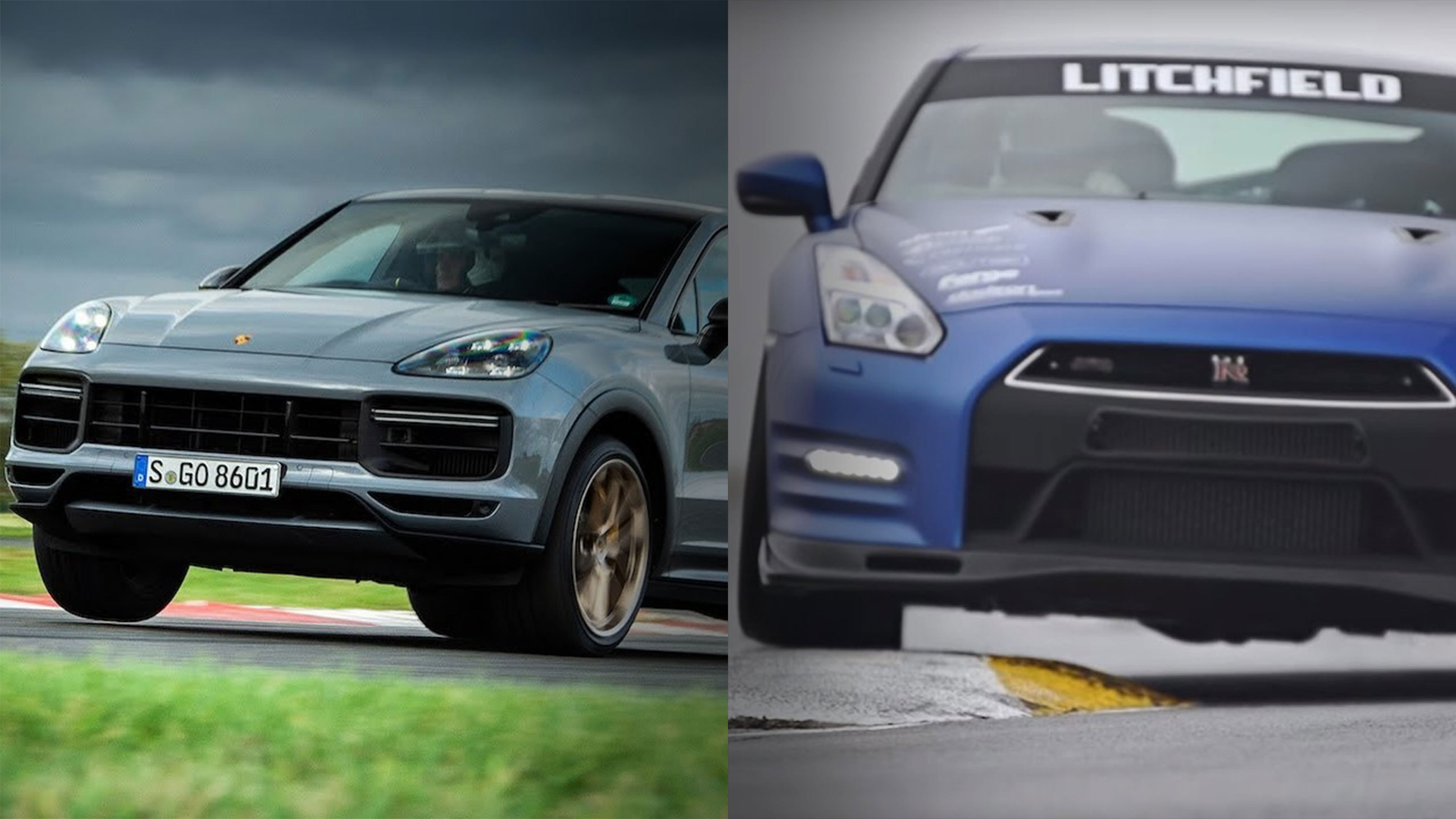 Porsche Cayenne Turbo GT v/s Litchfield Nissan GT-R