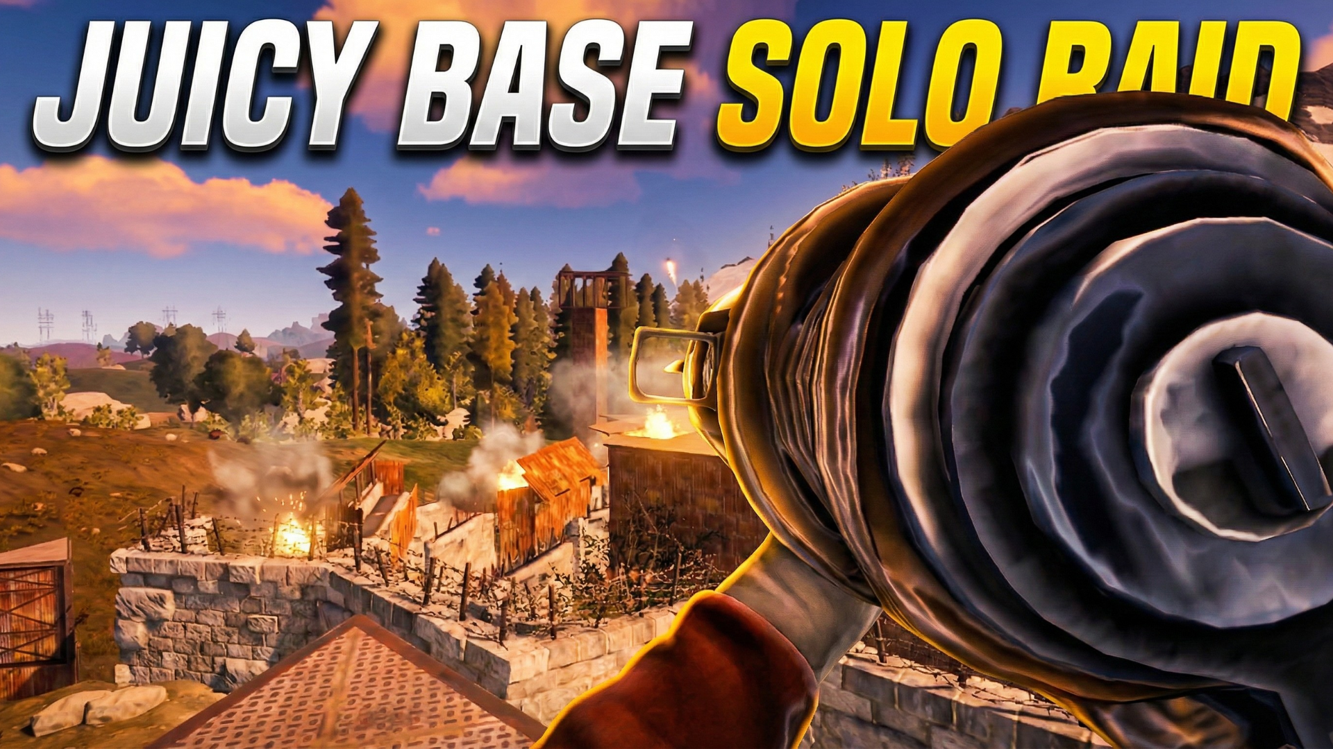 Conducting a solo raid on a highly valuable base