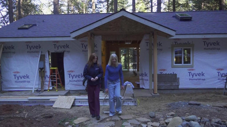Nevada City community rebuilds house for widow 1 year after fire