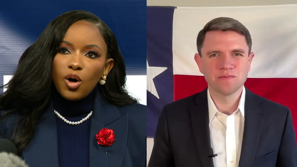 Jasmine Crockett and James Talarico sprint towards Democratic primary ...