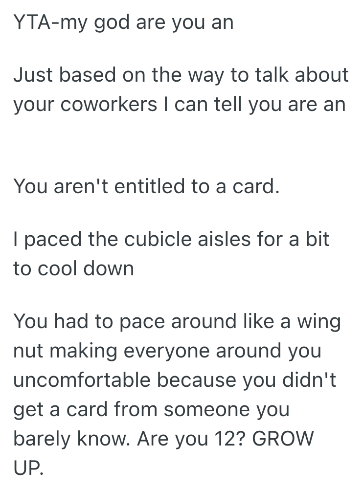 New hire felt snubbed over a missing birthday card, so an HR complaint ...