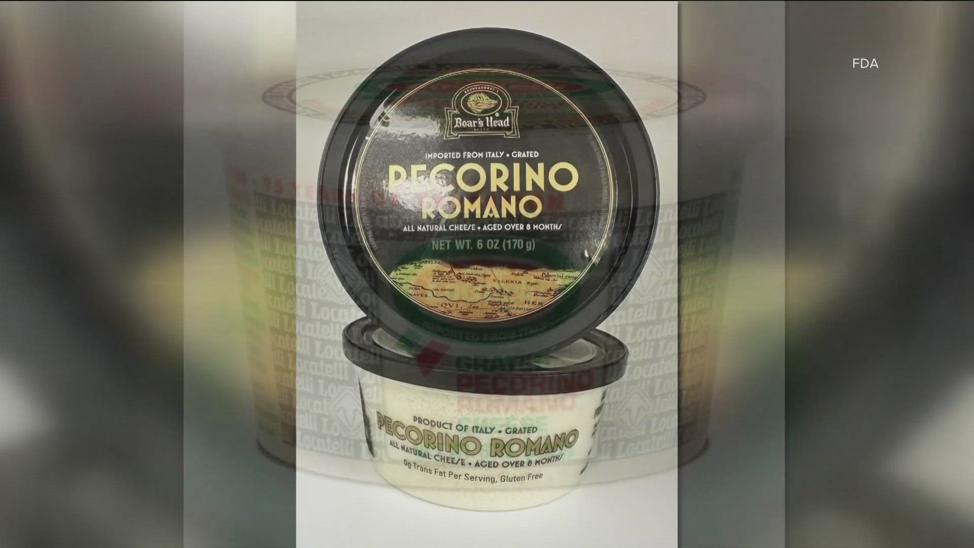 FDA issues nationwide recalls of Pecorino Romano cheese because of ...