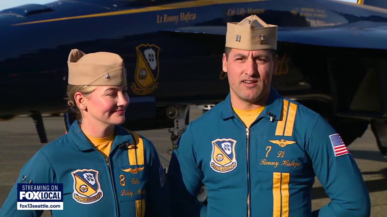 Blue Angels visit Seattle ahead of Seafair