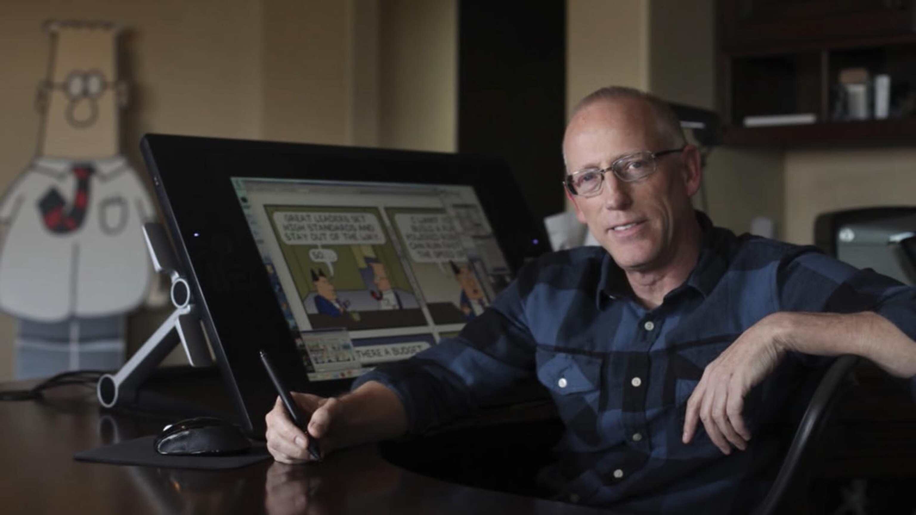Controversial cartoonist Scott Adams, known for 'Dilbert' newspaper ...