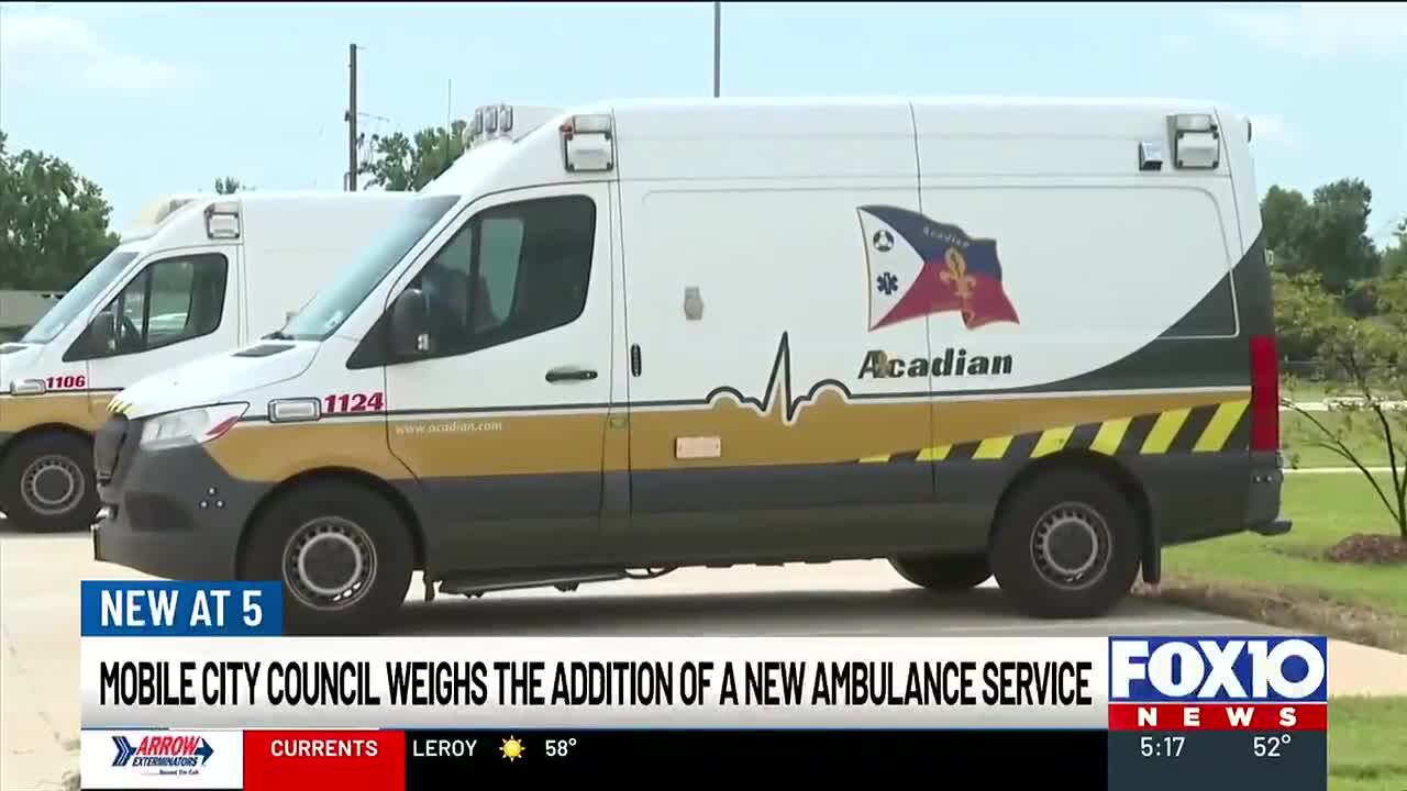 Mobile City Council ponders whether adding ambulance company will solve ...