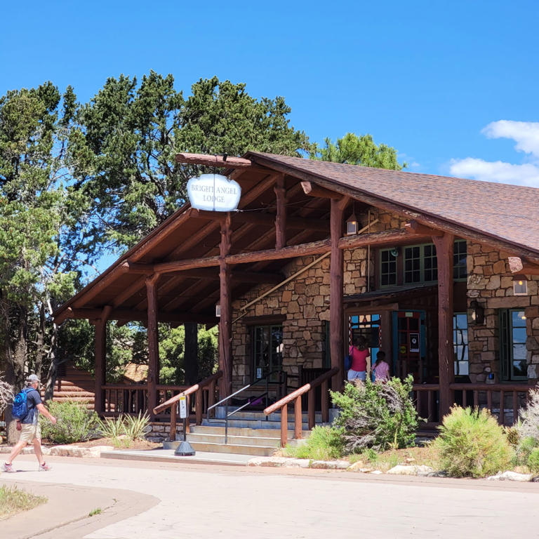 Waking up to sunrise from a Bright Angel Lodge rim-view cabin is the ...