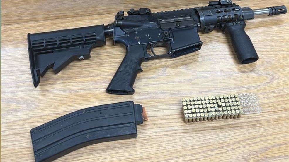 CHP officers discovered a gun during a traffic stop on Highway 99