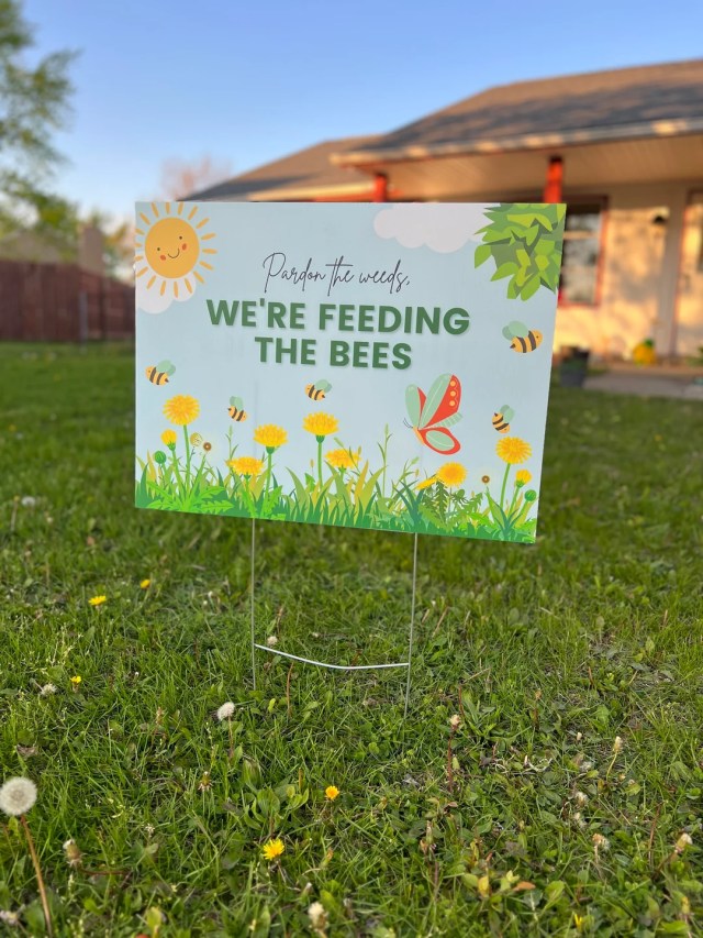 Homeowners come up with clever yard sign to tell new neighbors to 'mind ...