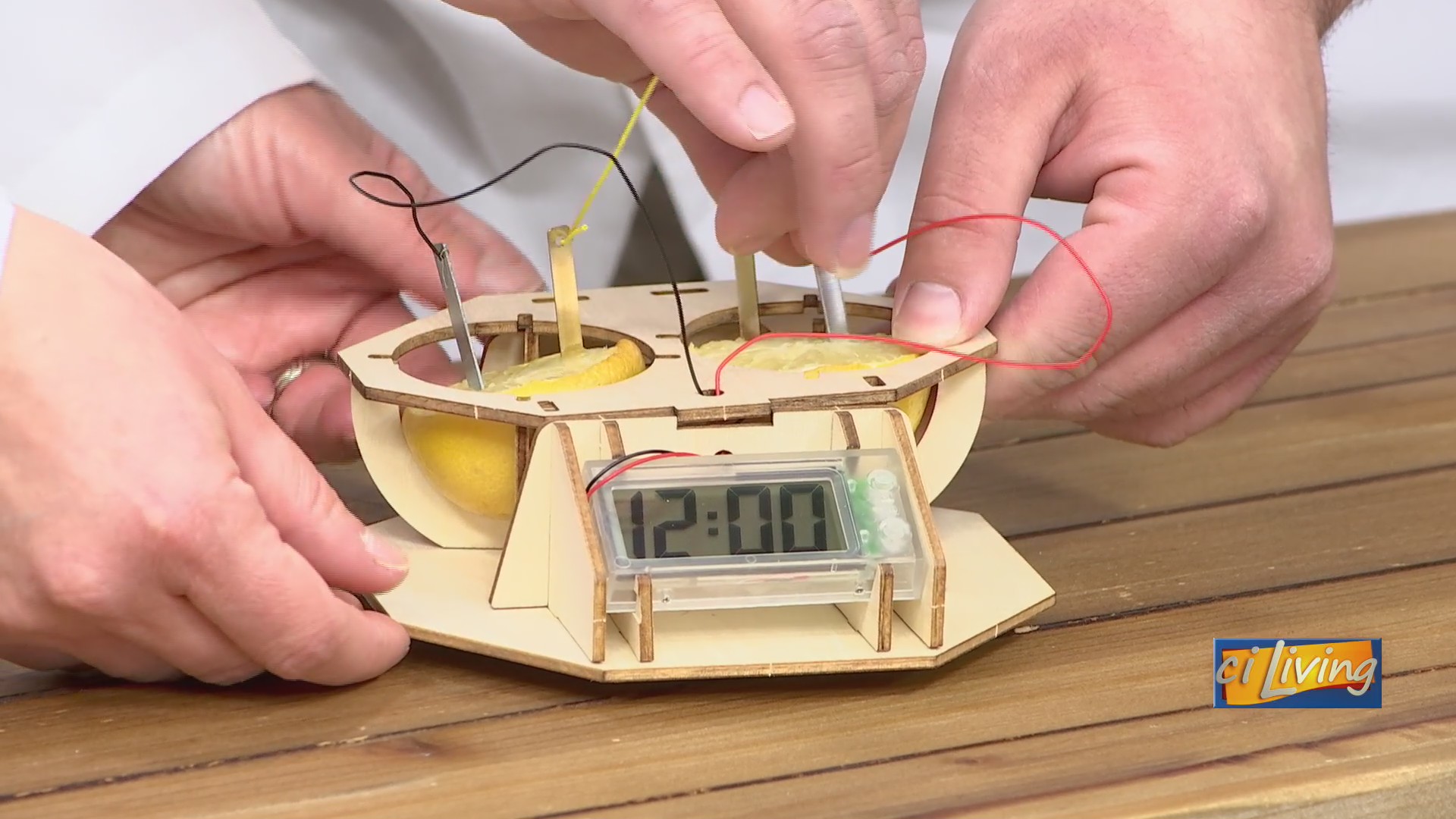 Can a lemon power a clock?
