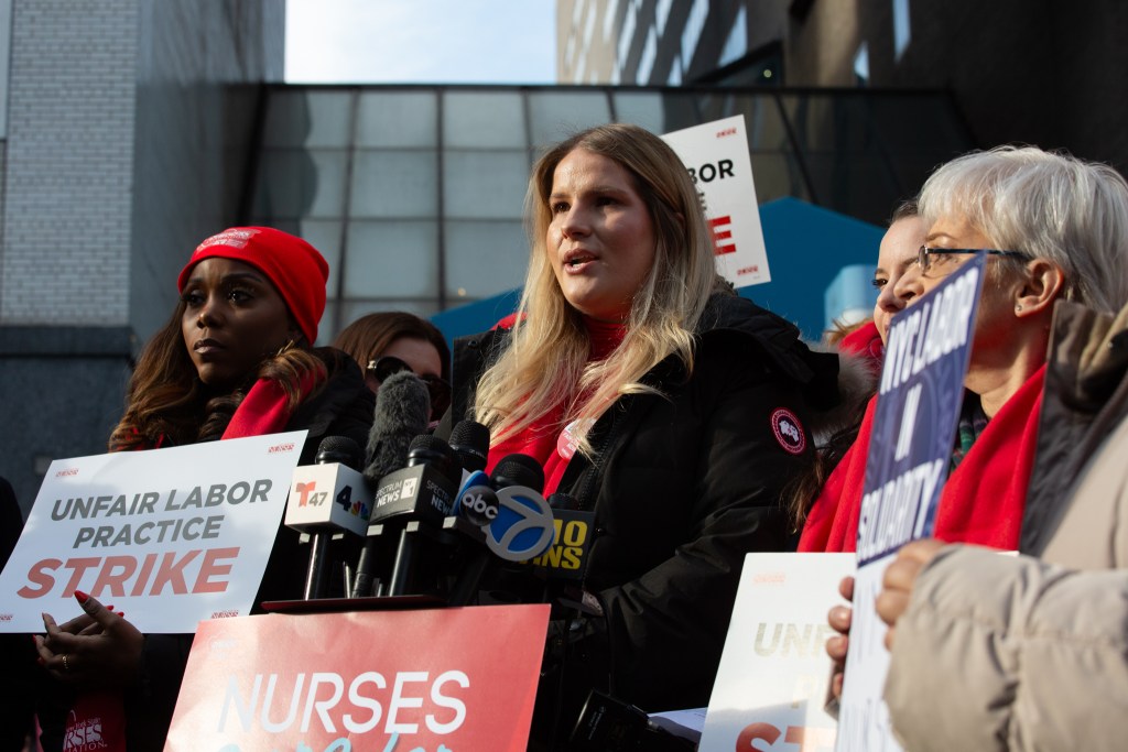 Mount Sinai 'unlawfully' fired three nurses on eve of strike, union says