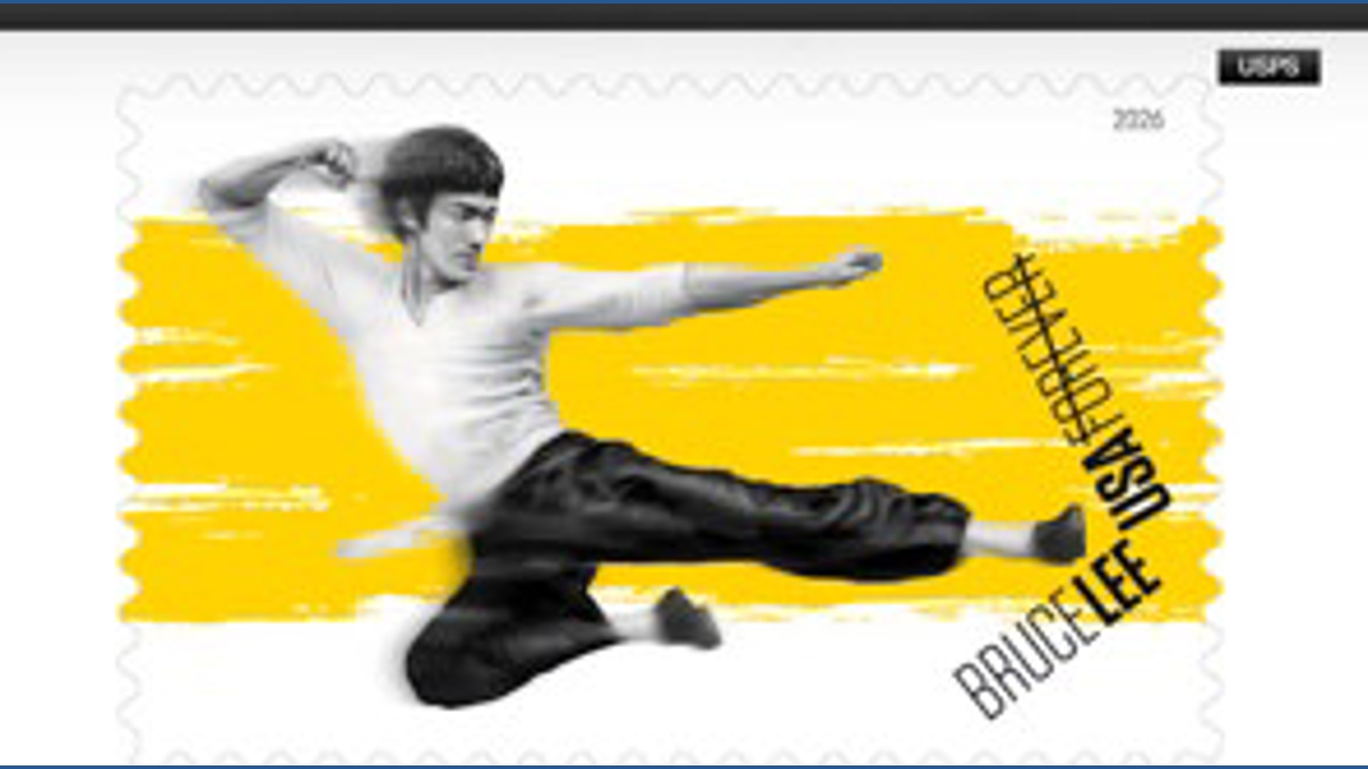 USPS will release a forever stamp honoring Bruce Lee
