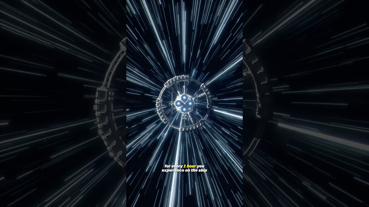 I discovered how time stops at light speed 🌌