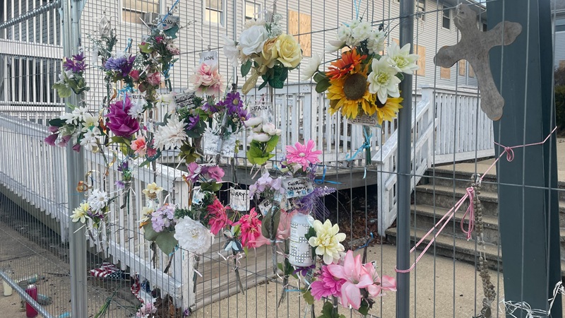 Memorial still stands at Gabriel House 6 months after deadly fire