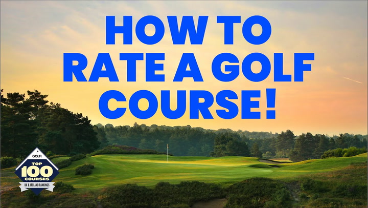How to rate a golf course
