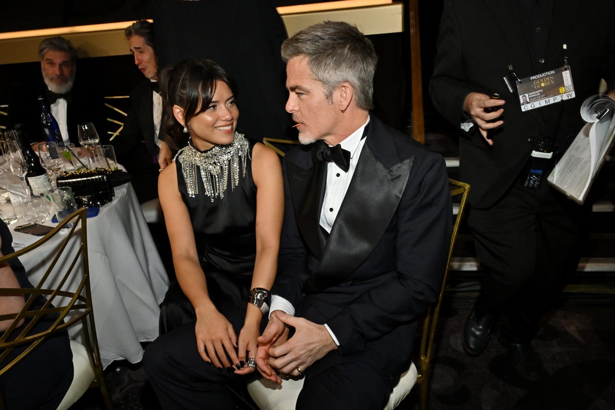 Chris Pine and Keana Sky Wenger make a rare appearance at the French Open