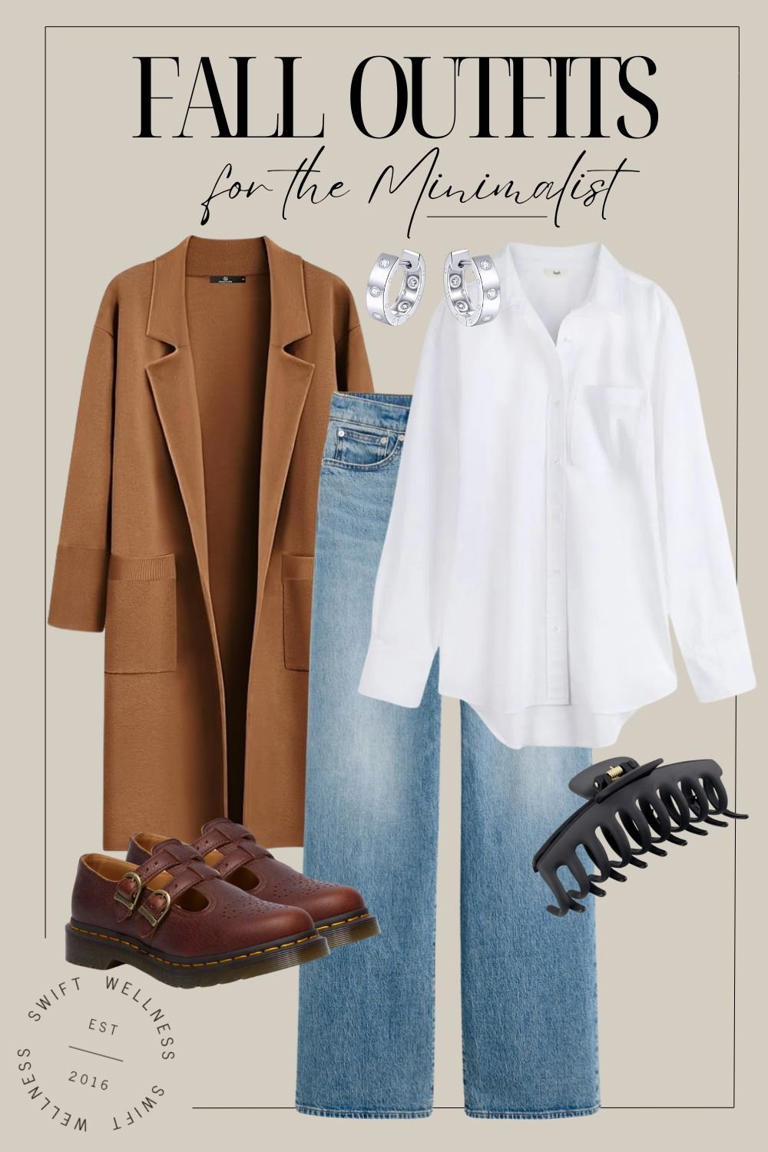 25 easy outfit ideas for a fall minimalist capsule wardrobe