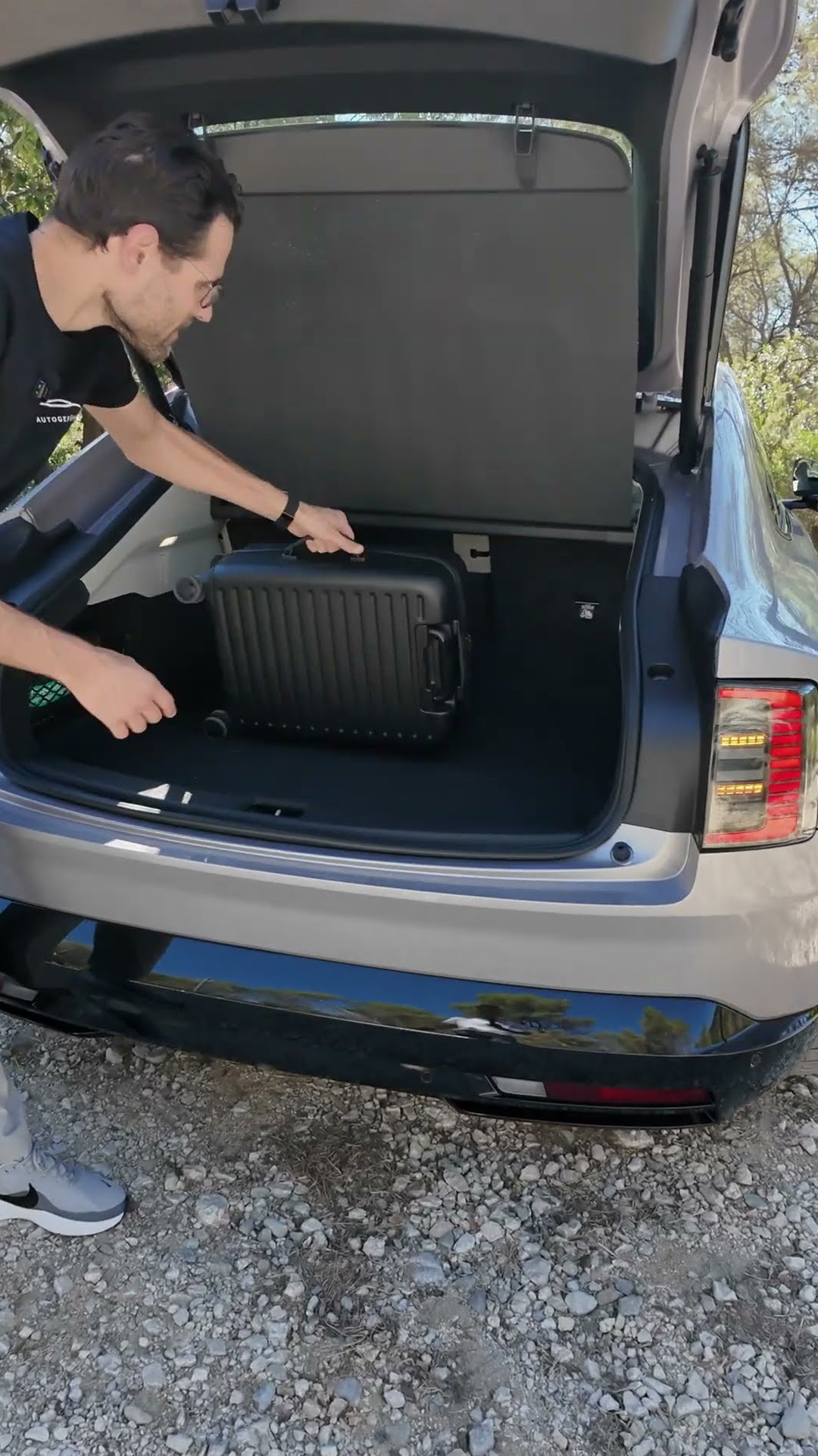Trunk of the Volvo ES90