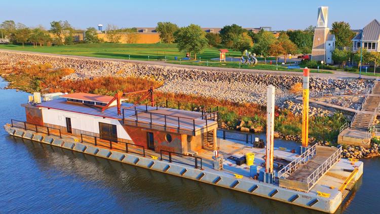 Living Lands and Waters' newest floating classroom docks in East Moline