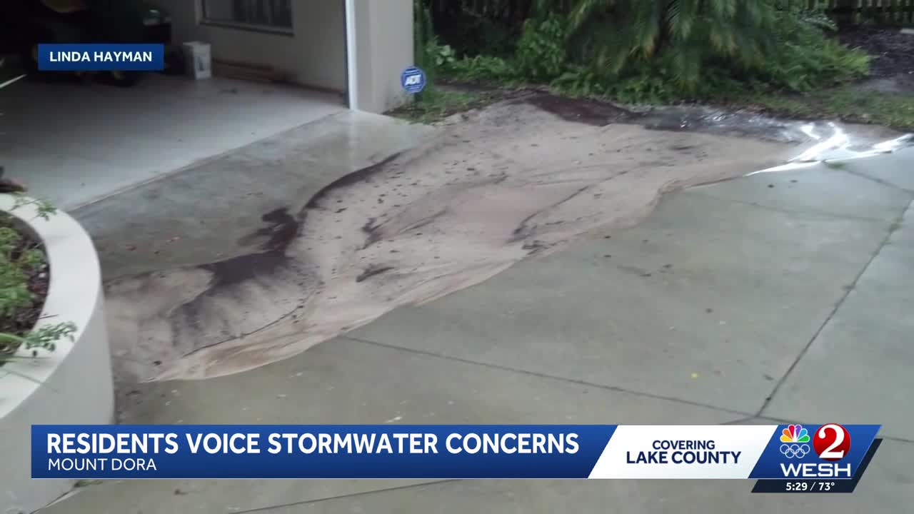 Mount Dora residents, city weigh solutions to stormwater issues
