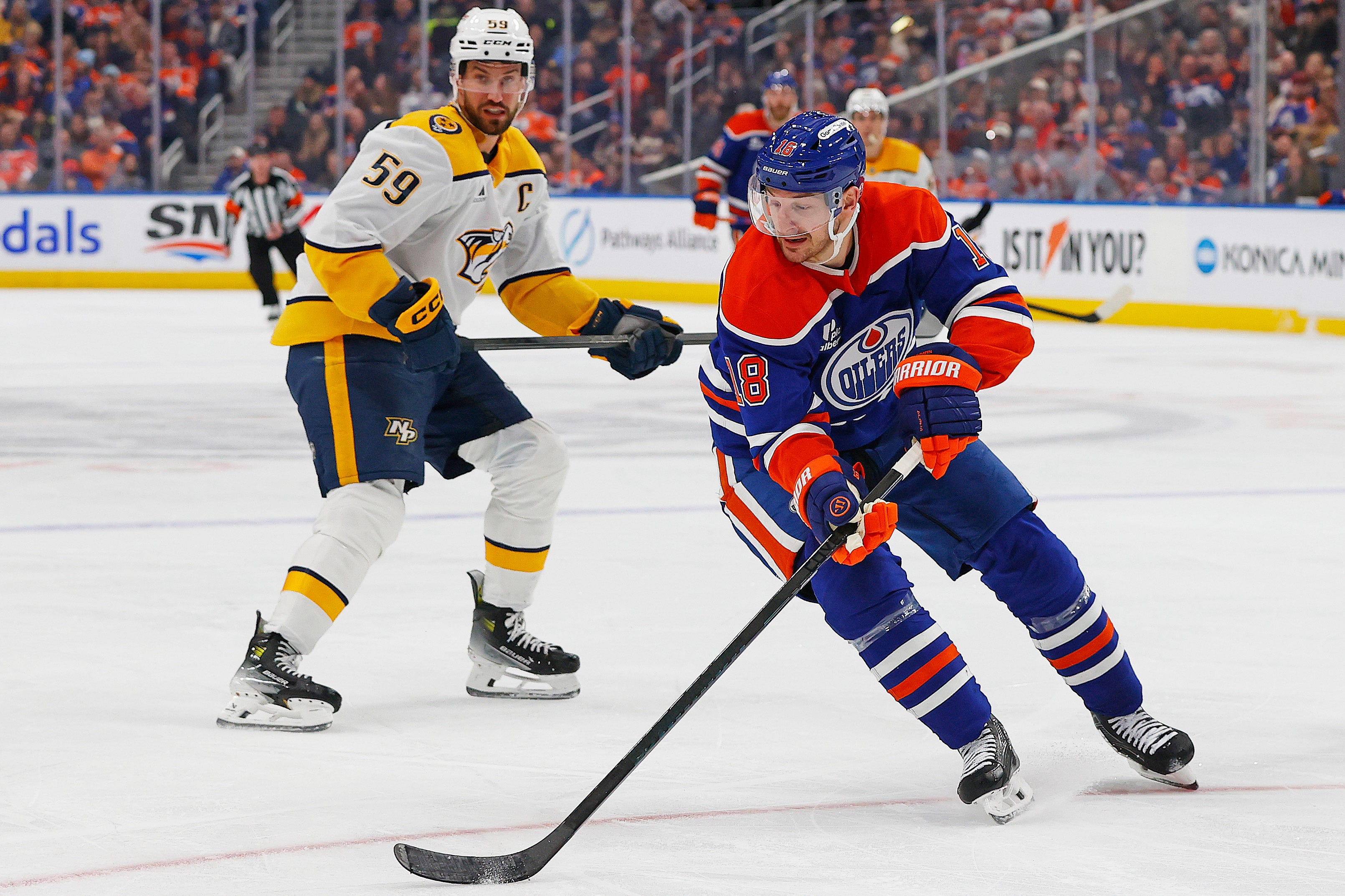 Predators lead 1-0 over Oilers, live updates, score, how to watch