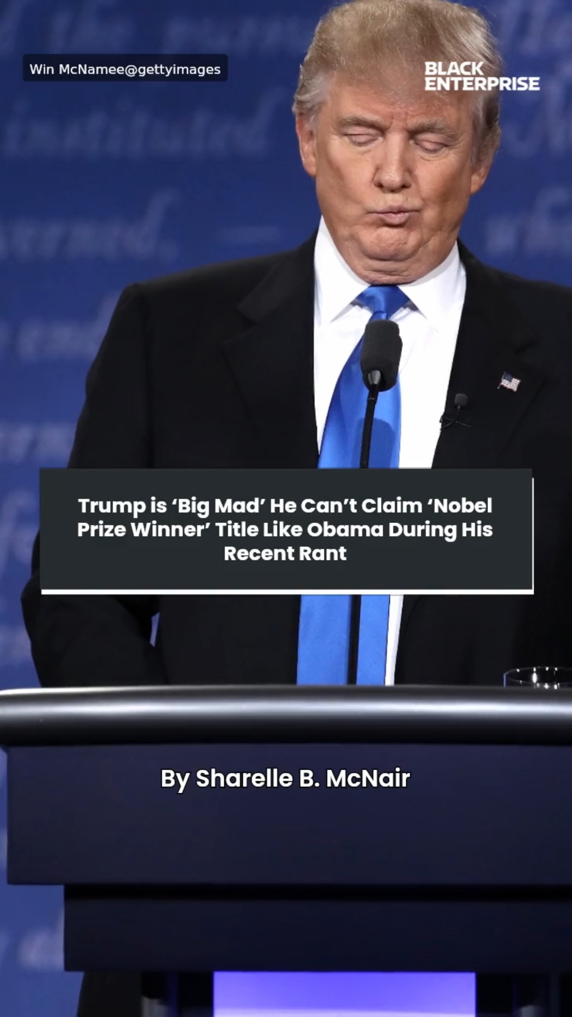 Trump is 'big mad' he can't claim 'Nobel Prize winner' title like Obama ...