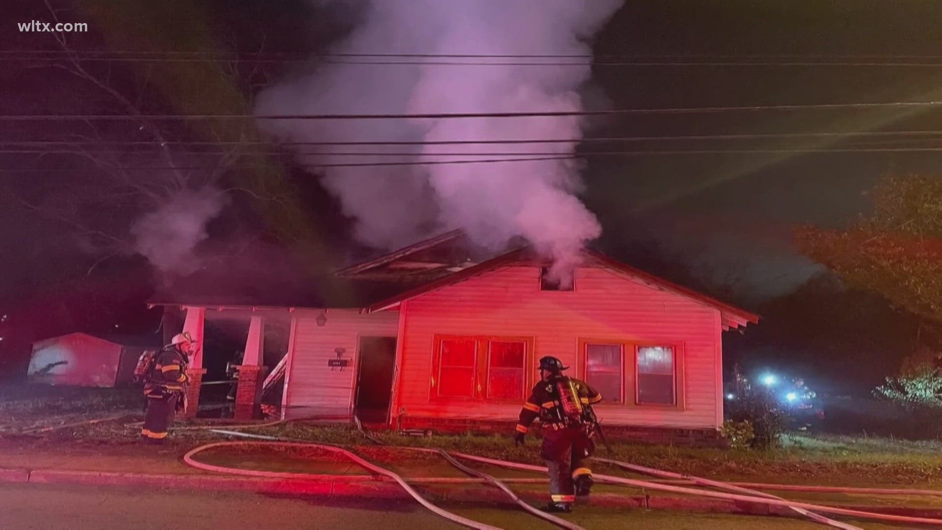 One person escapes from house fire on Broad River Road