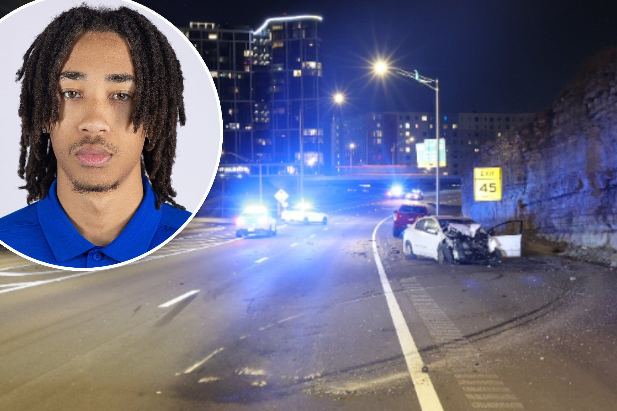 20-year-old college hoops player Andre Bell killed in highway shooting