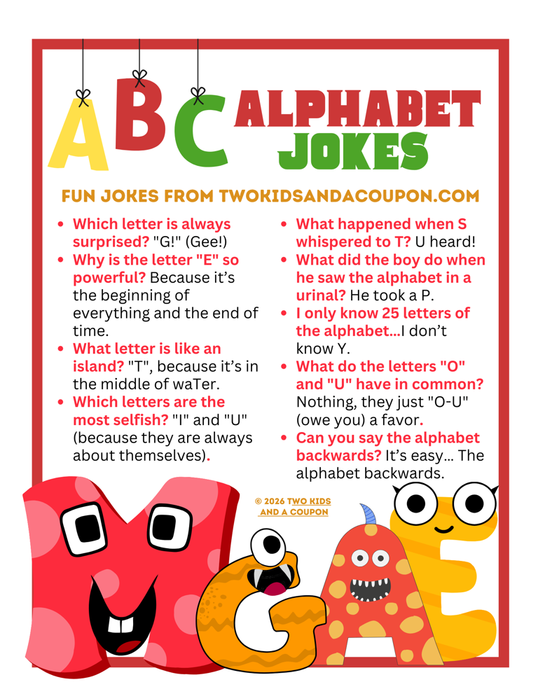 Mind your Ps and Qs with the funniest alphabet jokes