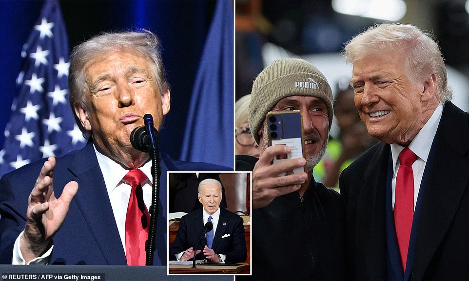 Trump targets Biden during economic speech