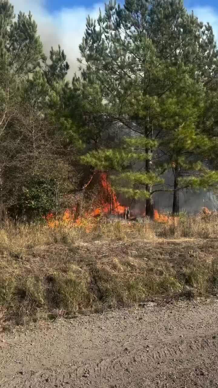 Crews battling 7-acre outside fire in Horry County