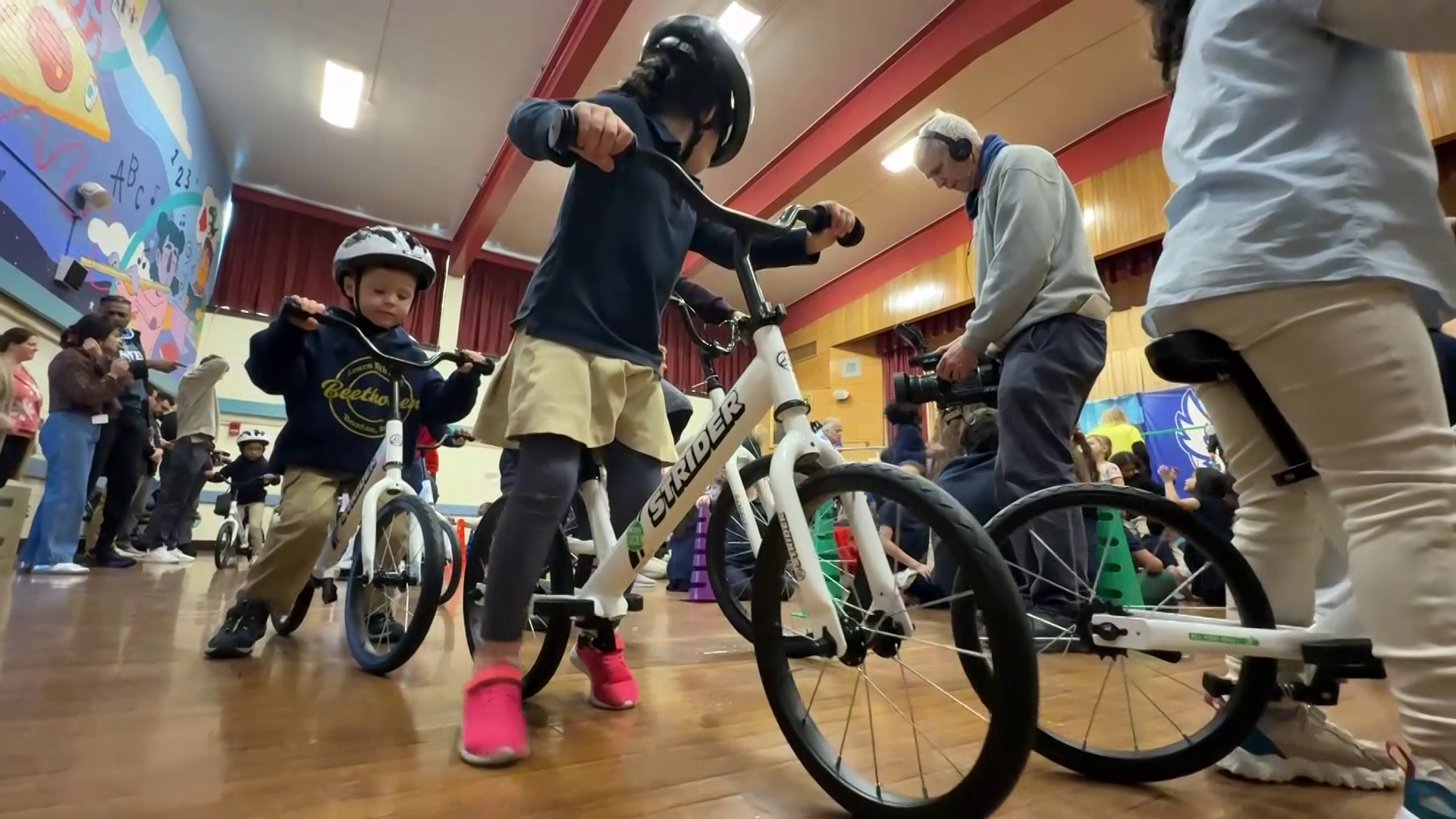 All Kids Bike brings balance bikes to Boston school