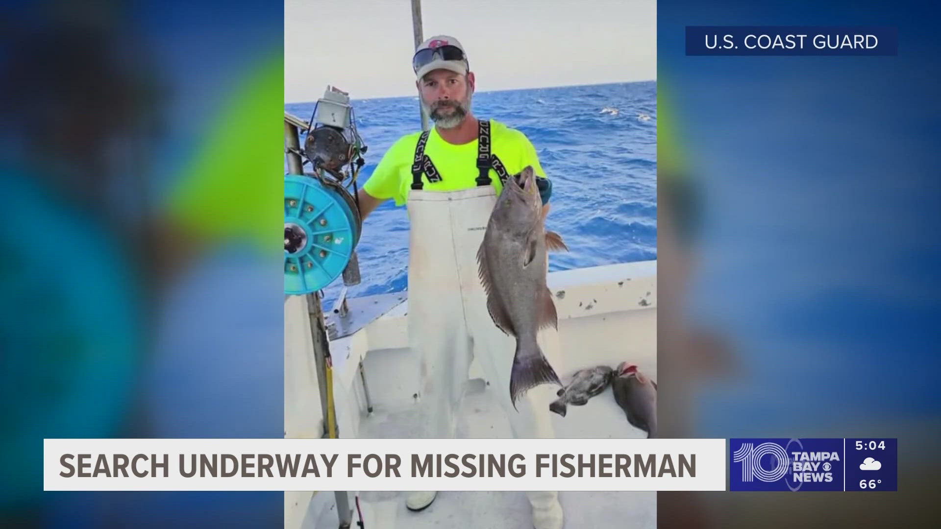 US Coast Guard search enters second day for fisherman missing 80 miles ...