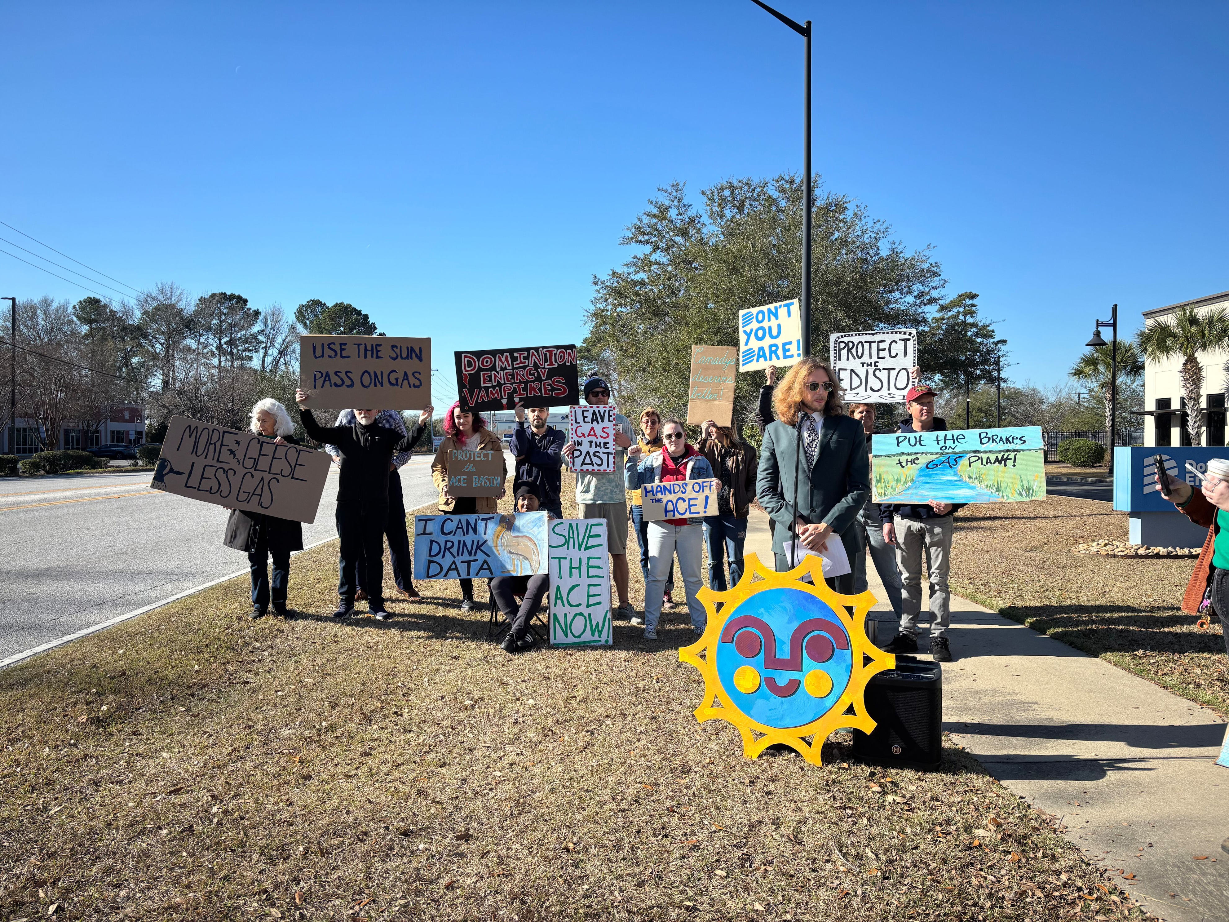 'Protect the people': Climate group protests proposed Colleton County ...