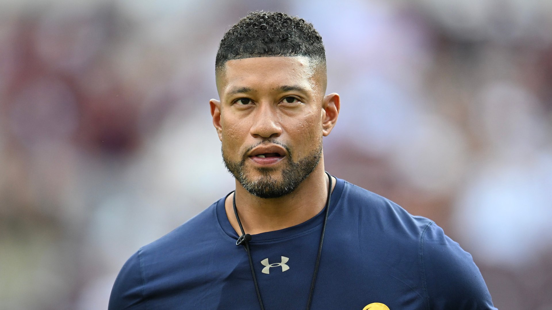 Security video released of Notre Dame coach Marcus Freeman's alleged ...