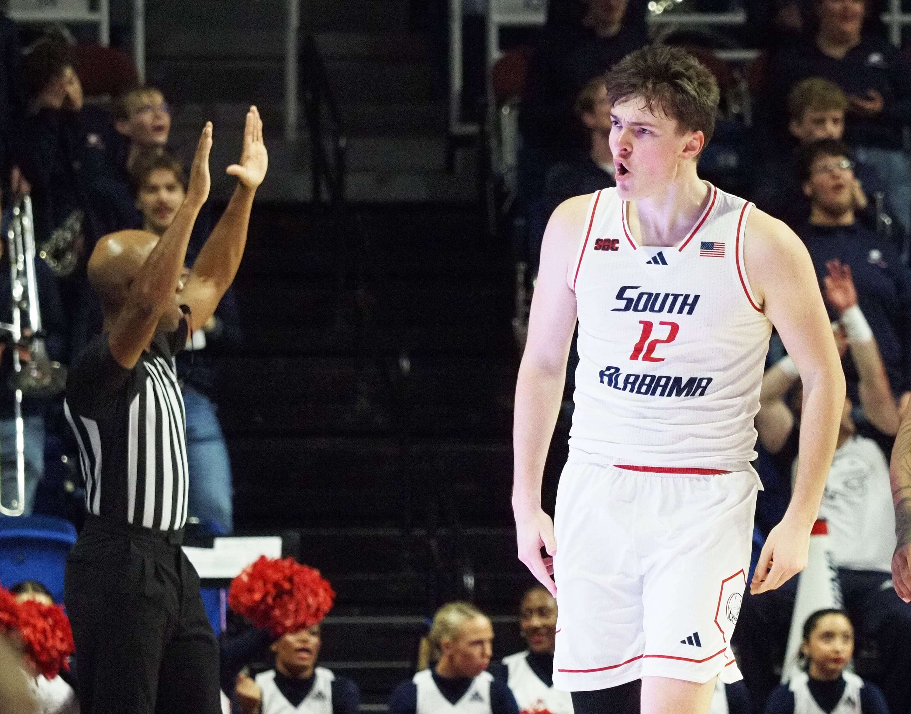 South Alabama basketball’s Adam Olsen honored by Sun Belt Conference