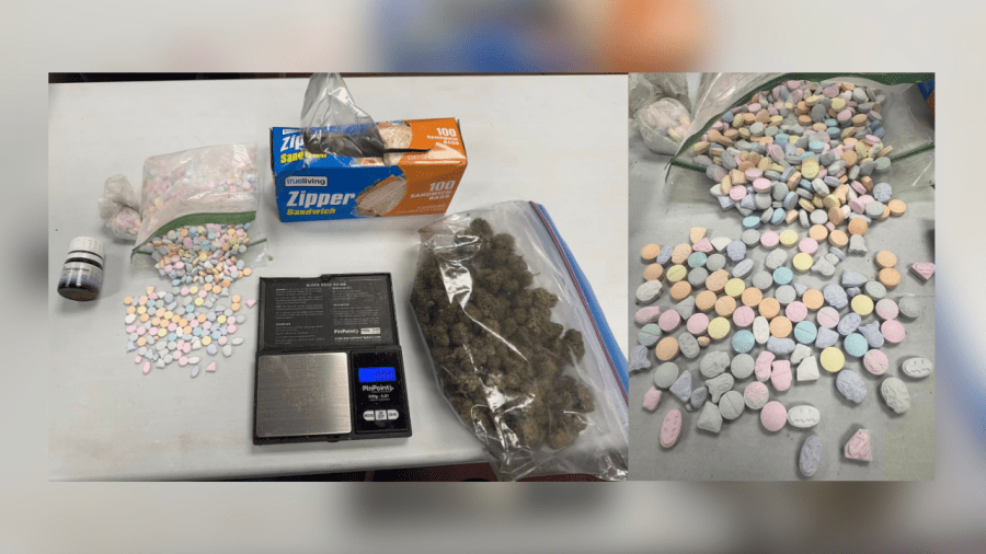 Athens traffic stop leads to fugitive arrest, drugs and fake pills seized