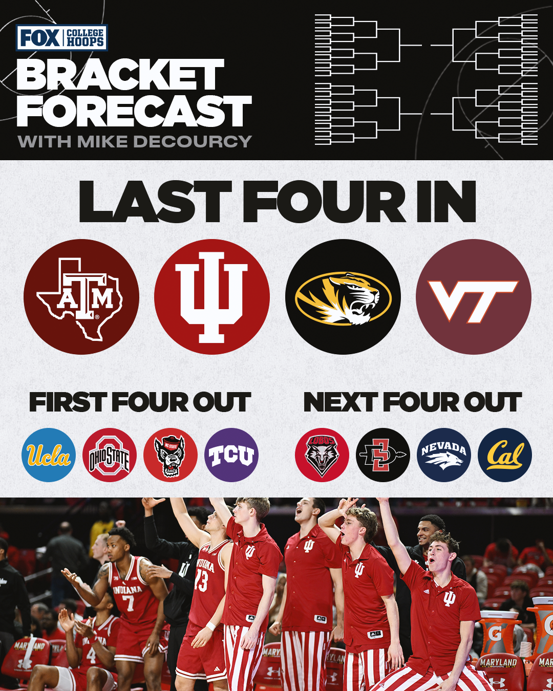 2026 men's NCAA tournament projections: Nebraska jumps to No. 1 seed ...