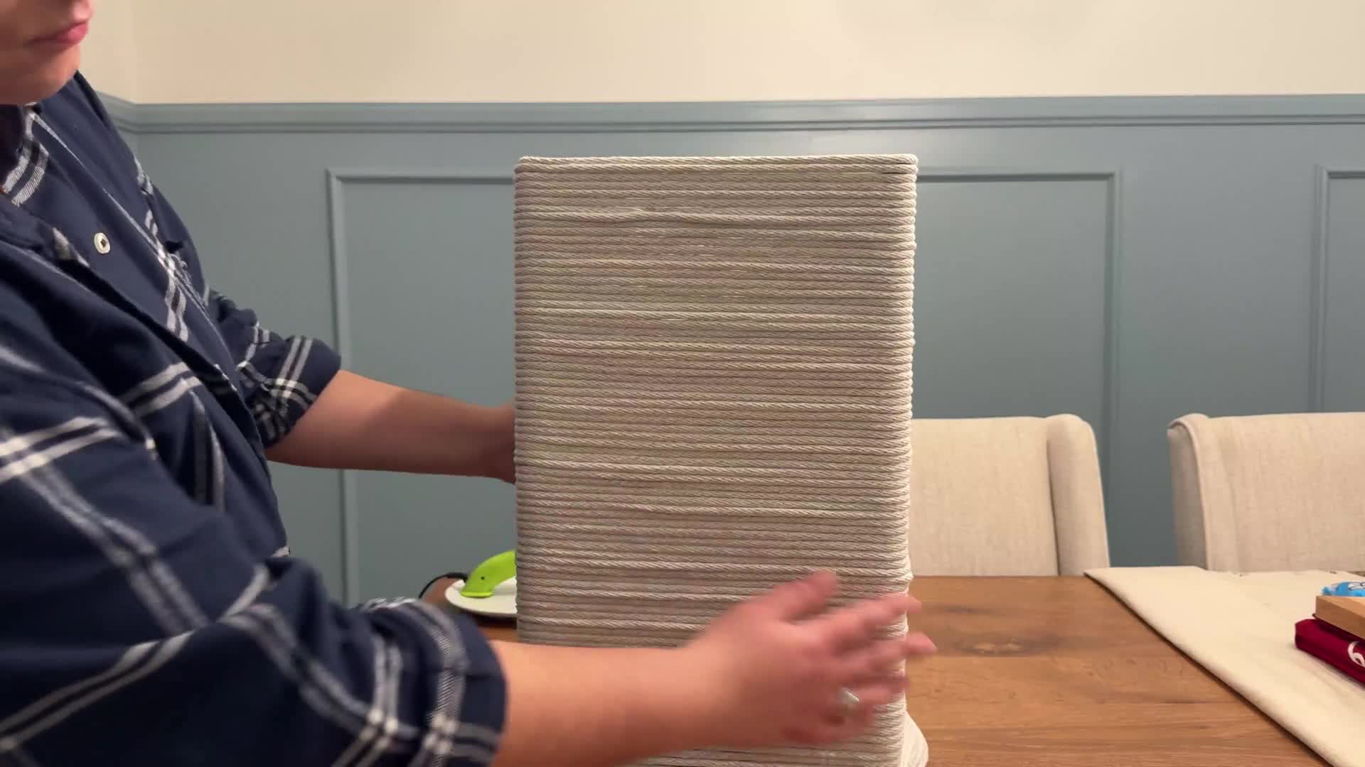 Watch what she does with an old stool!