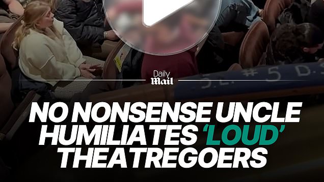 Theatergoer confronts audience members over loud behavior during ...