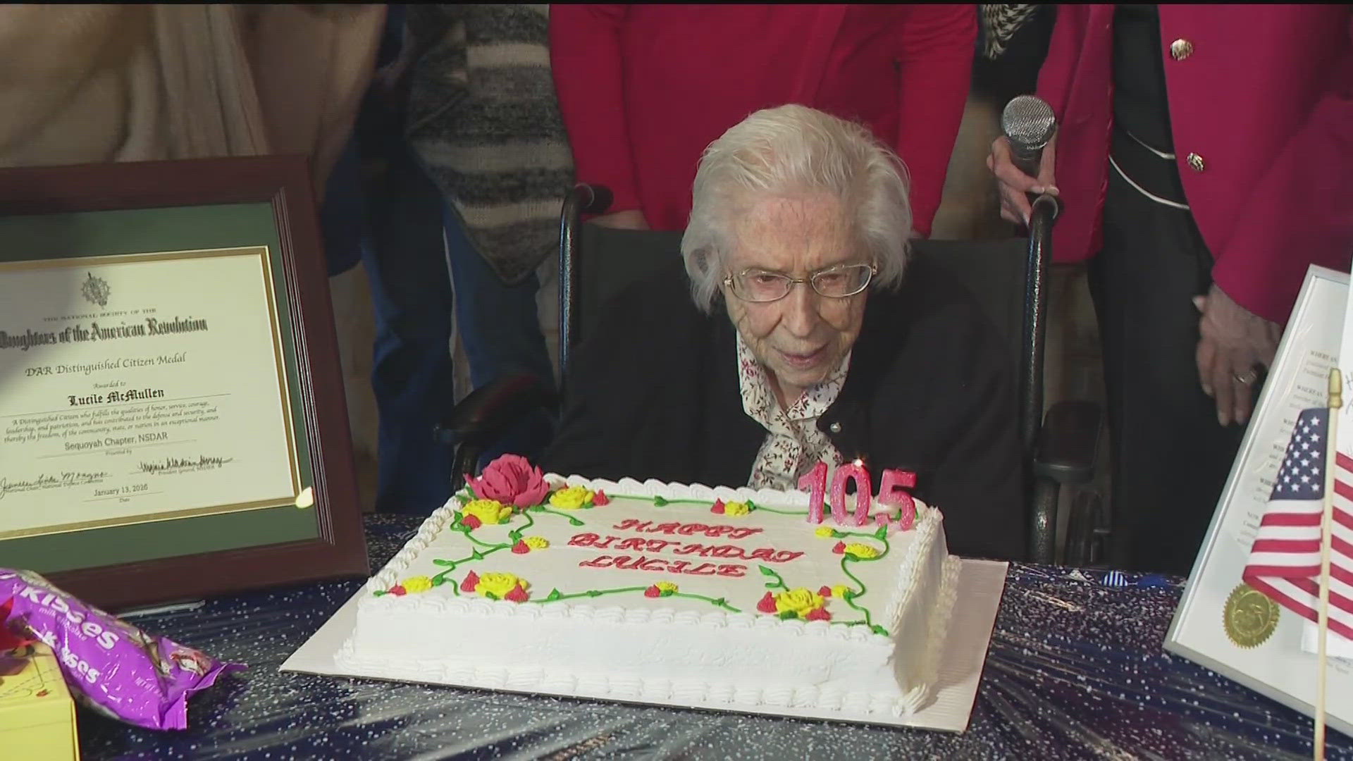 Oldest living World War II nurse celebrates 105th birthday