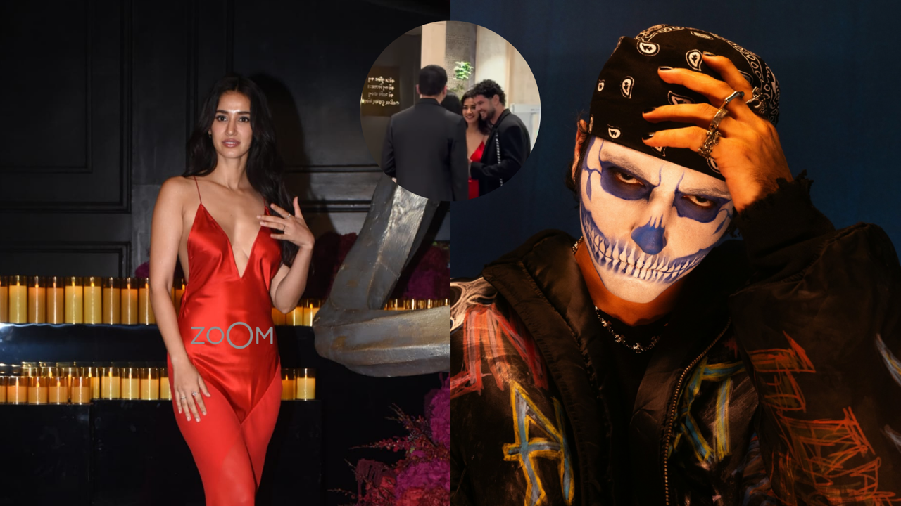 Disha Patani spotted with rumoured beau Talwinder, Mouni Roy at Nupur ...