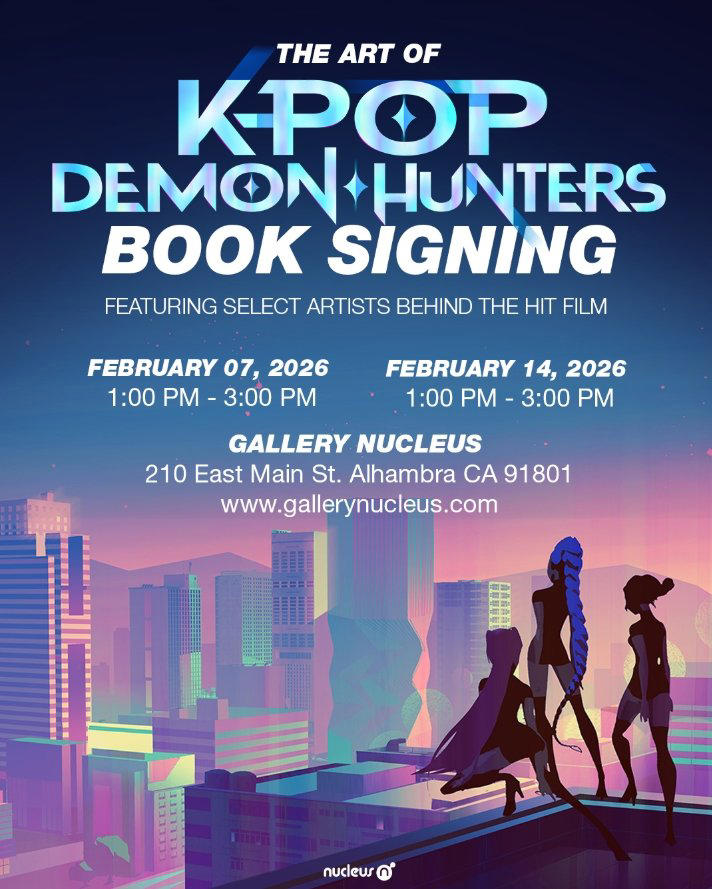 THE ART OF KPOP DEMON HUNTERS BOOK SIGNING SESSION 1, LA