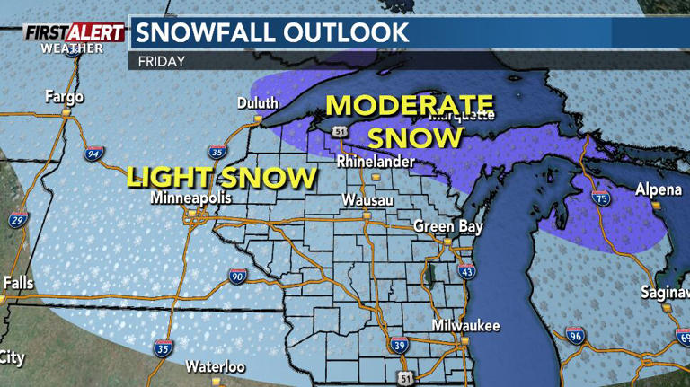 First Alert much colder and a chance of snow