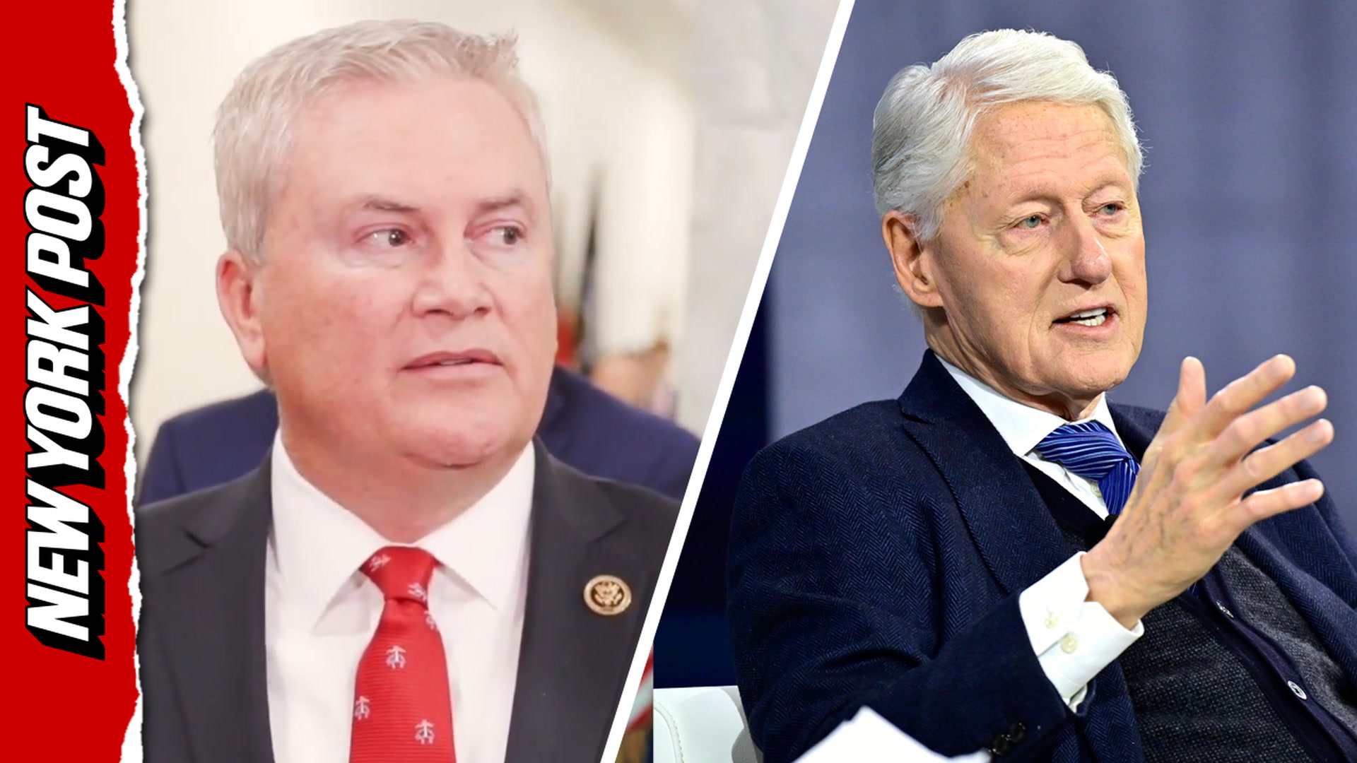 Rep. Comer speaks to press after Bill Clinton failed to appear before ...