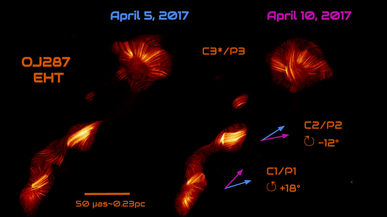Astronomers watch 2 supermassive black holes caught in a twisted dance ...